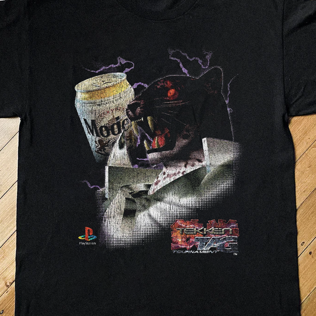 Modelo X Tekken Black Tee – Parallel