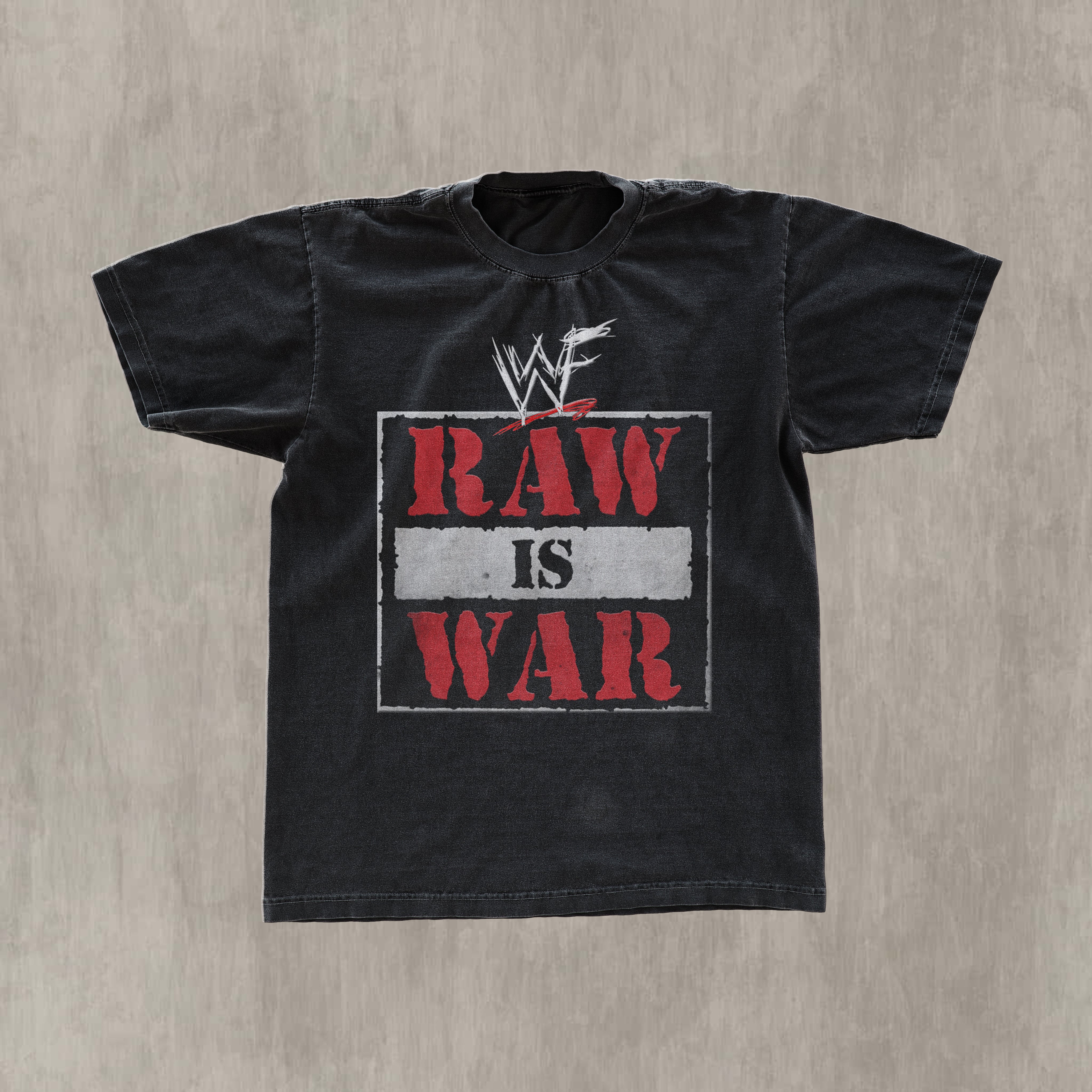 Wwf 'Raw Is War' Promo Black T-Shirt – Parallel