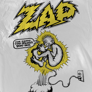ZAP MAGAZINE 'PLUGGED IN' WHITE T-SHIRT
