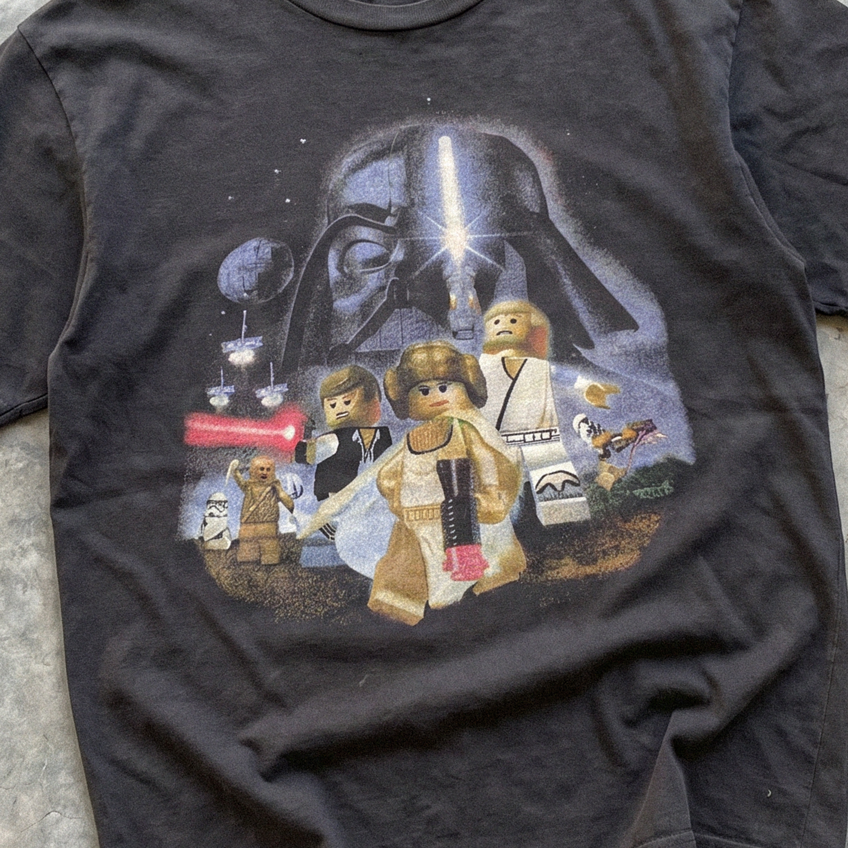 Lego Stars Wars 'A New Hope' Washed Black T-Shirt – Parallel
