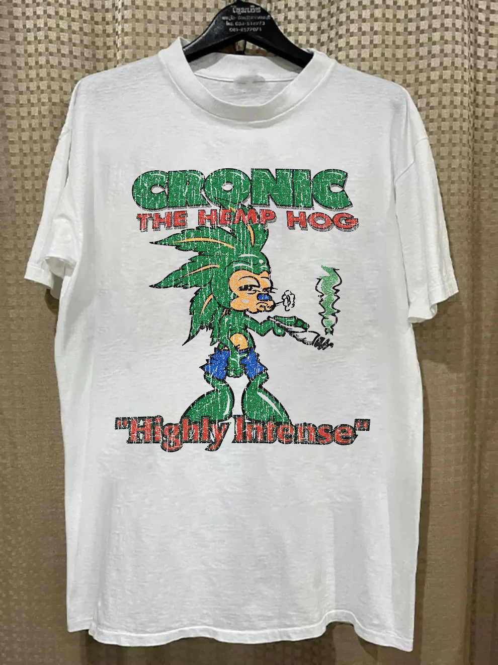 Cronic The Hemp Hog White Tee – Parallel