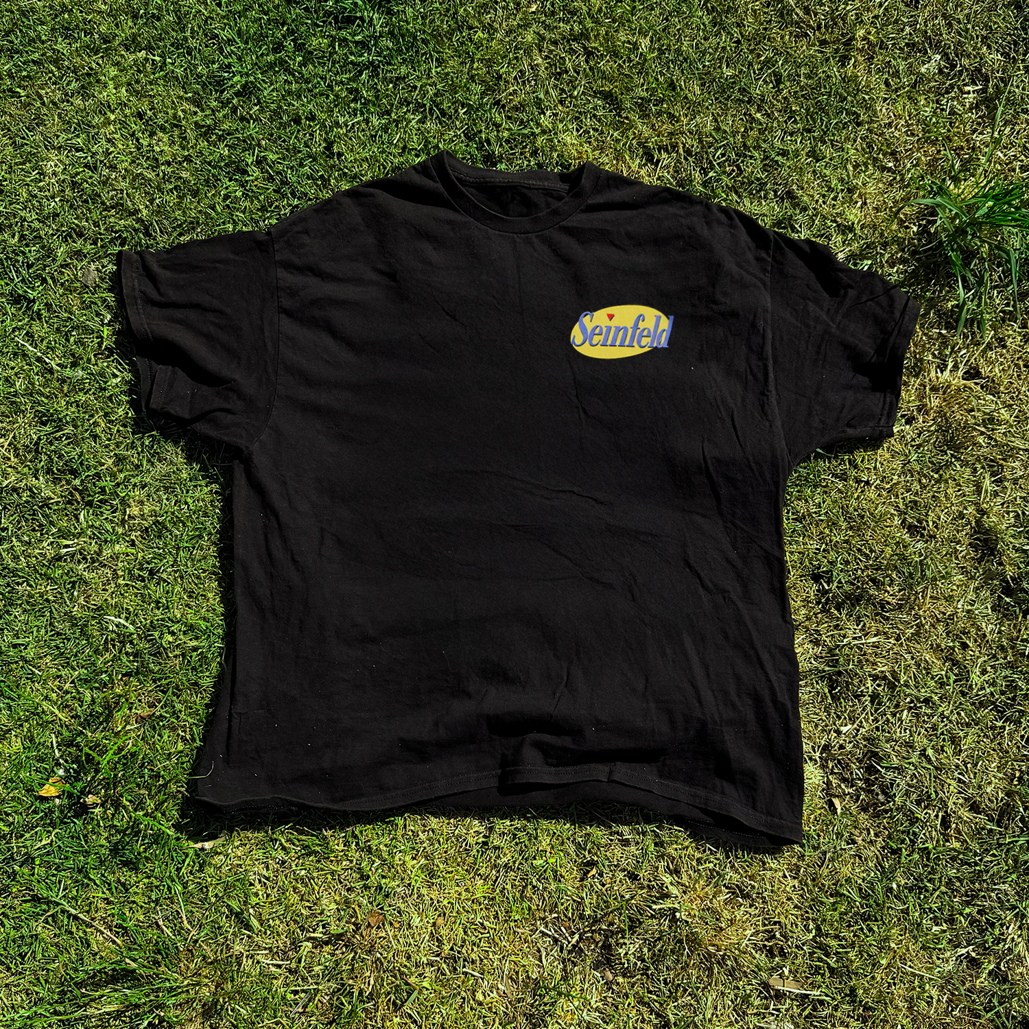 90s Seinfeld 'Logos' Washed Black Vintage Tee – Parallel