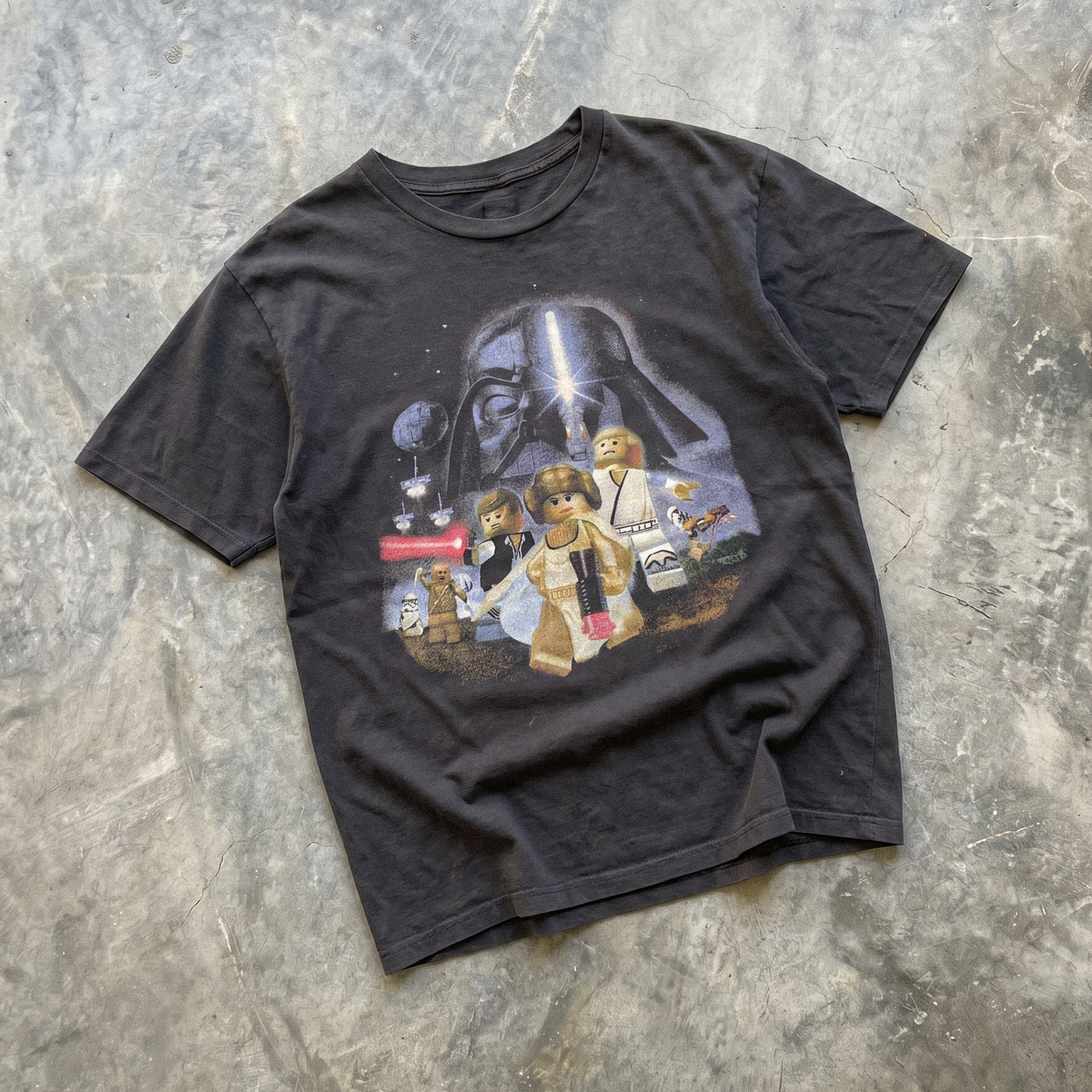 Lego Stars Wars 'A New Hope' Washed Black T-Shirt – Parallel